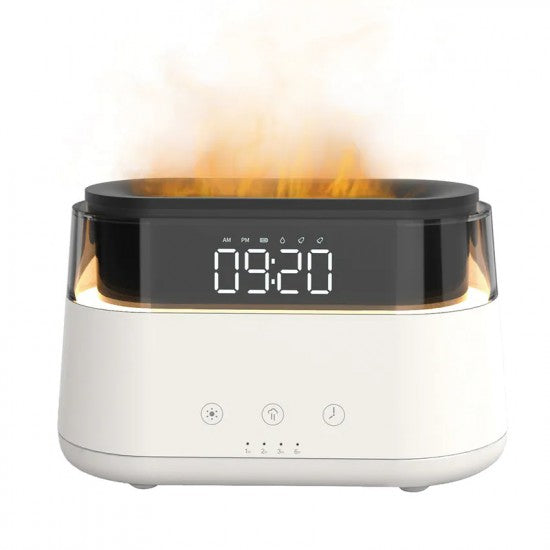 FLAME AROMA DIFFUSER WITH CLOCK – Classic Phones